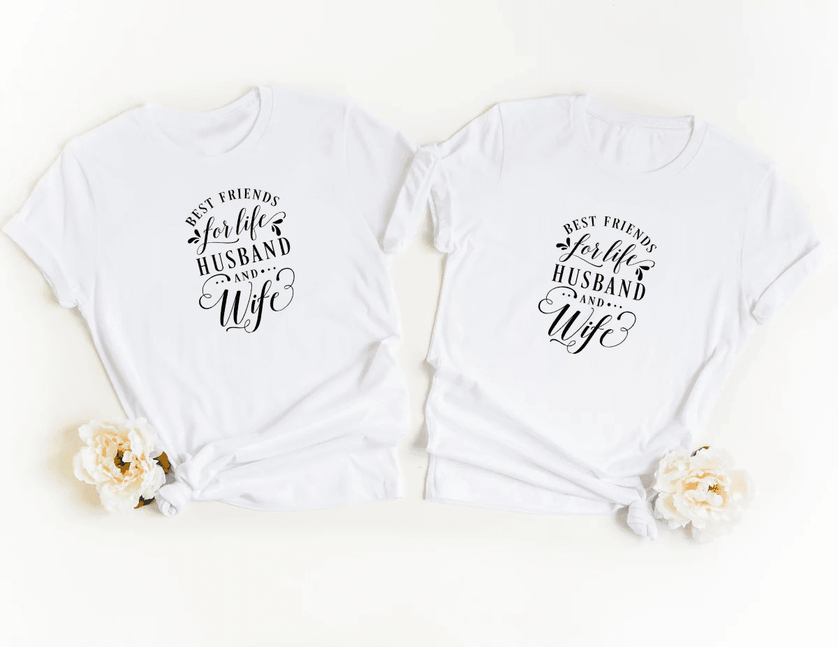 Seturi de Tricouri Albe de Mire si Mireasa Personalizate 2024411 - AC ...